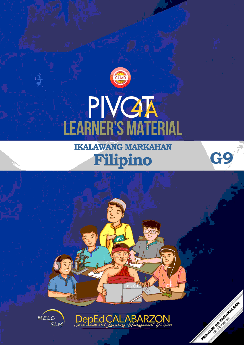 Grade 9 Filipino Lessons Reynaldo Rey Grade 9 Filipino Lessons Reynaldo Rey